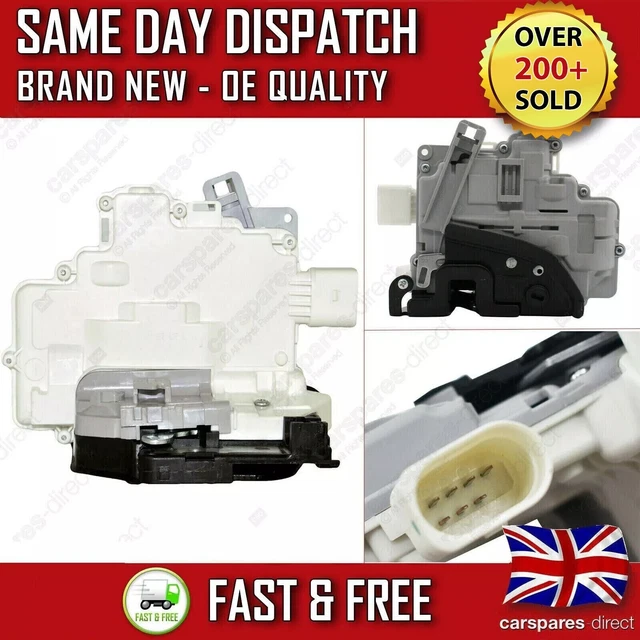 AUDI A4 B8 / A5 8T Rear Right Door Lock Actuator Mechanism Drivers Side ...