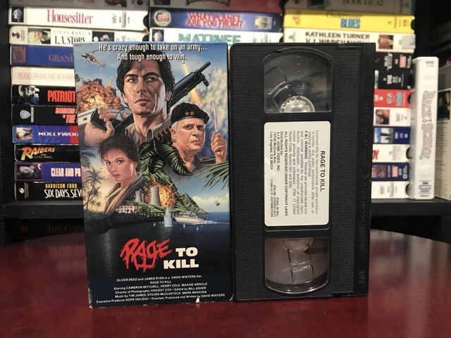 RAGE TO KILL (VHS, 1990 Action Movie) Rare HTF £13.03 - PicClick UK