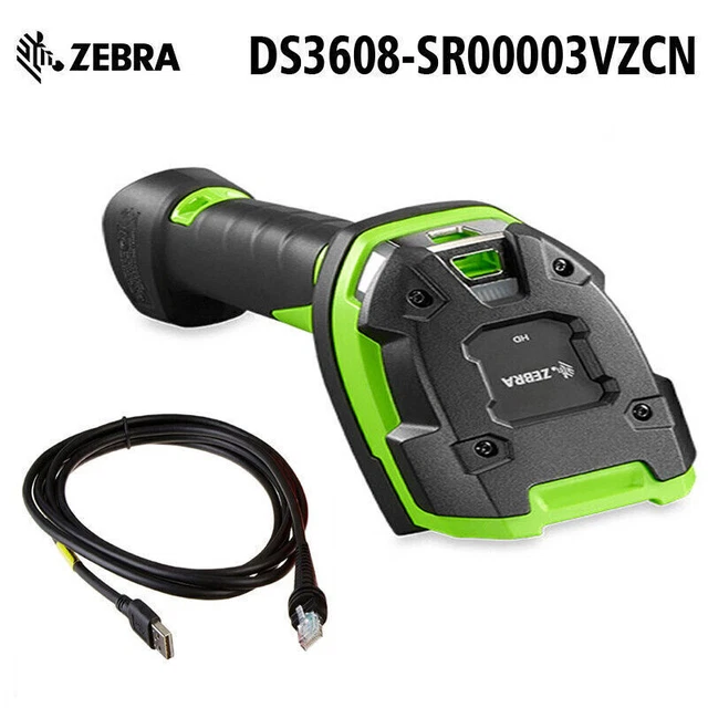 ZEBRA DS3608-SR00003VZCN ULTRA-RUGGED 2D Wired Handheld Digital Barcode ...