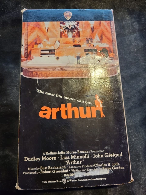 ARTHUR (VHS, 1981) Dudley Moore Liza Minnelli 80s Romantic Comedy OOP ...