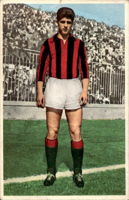 CARTOLINA CALCIO CALCIATORE Milan Rivera Nannina 1963 EUR 80,00 ...