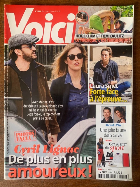 HERE IT IS from 04/13/2018; Cyril Lignac and Marine / Laura Smet ...