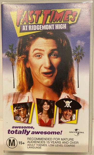 FAST TIMES AT Ridgemont High VHS VIDEO TAPE (80s / 1982 teen comedy ...