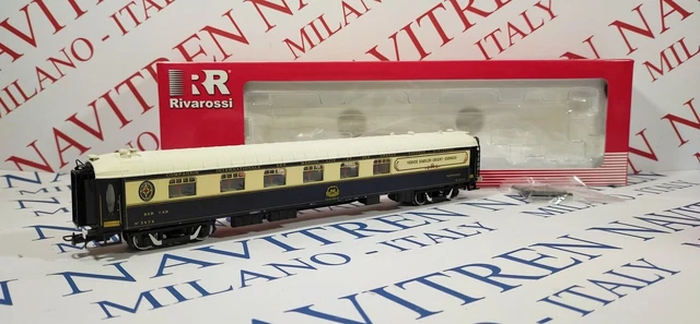 RIVAROSSI HR4135 SCALA H0 1/87 - Carrozza Bar V.s. Orient Express Ciwl - Ep.iv EUR 76,98 ...