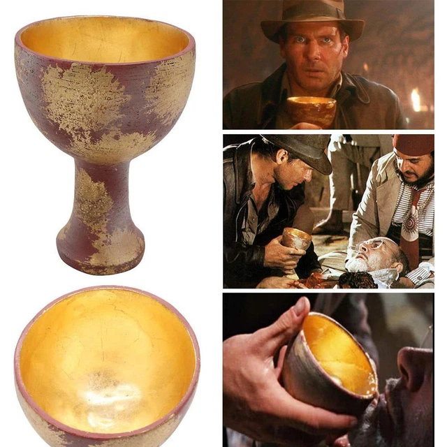 INDIANA JONES PROPS Vintage Goblet Indiana Jones Holy Grail Drinking ...