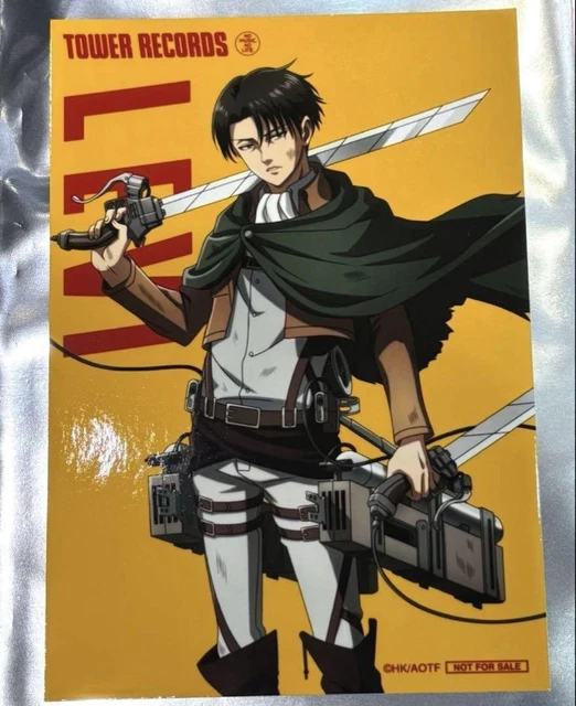 ATTACK ON TITAN Tower Records After The Battle Purchase Benefit Bromide ...