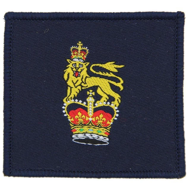 BRITISH ARMY GENERAL Staff Trf - Uk Land - Mod -Lion On Blue Background ...