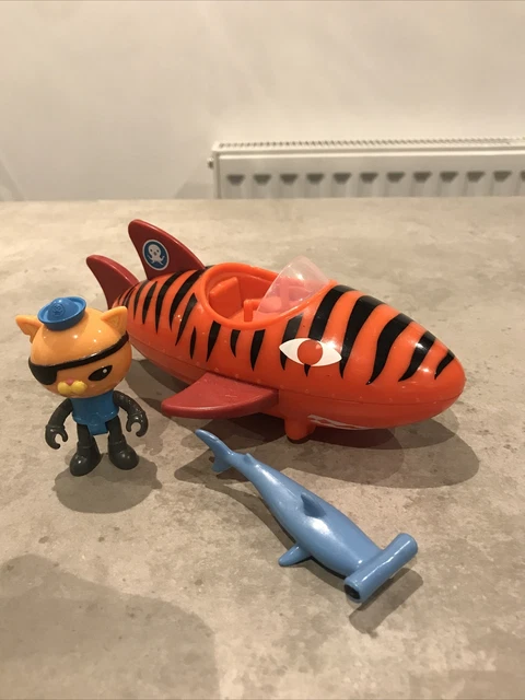 OCTONAUTS TALKING GUP B Tiger Shark with sounds Kwazi Figure Hammerhead ...