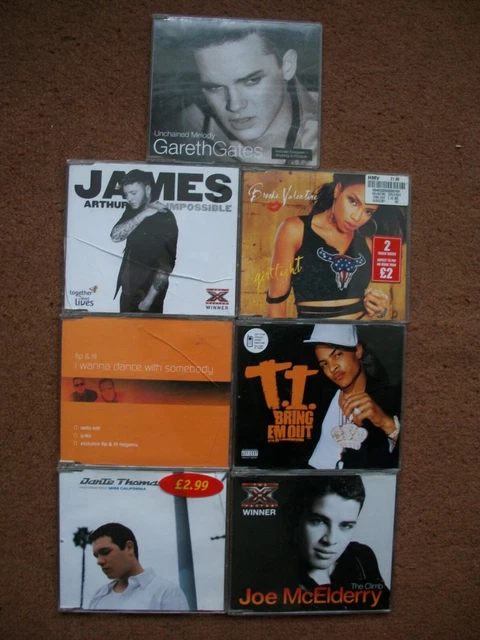 7 CD SINGLES Various artist inc James Arthur, job lot, bundle EUR 4,19 ...