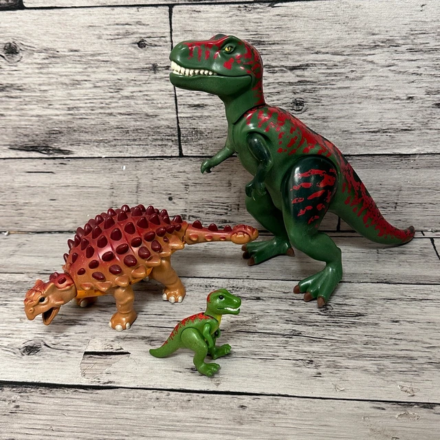 PLAYMOBIL DINOSAUR BUNDLE Ankylosaurus Trex and Trex Baby EUR 23,63 ...