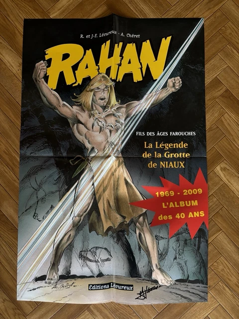 PIF GADGET Rahan Poster Dédicace De JF Lecureux EUR 10,00 - PicClick FR