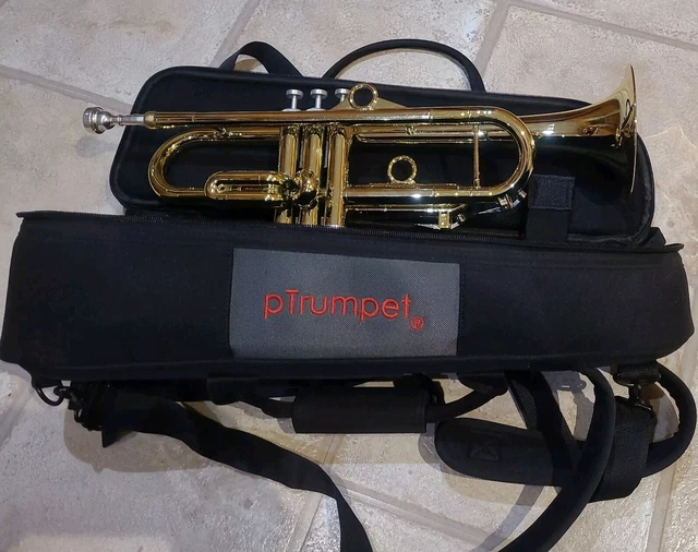 TRUMPET PTRUMPET HYTECH Hydrid Brass/Plastic Instrument. Quality Lightweight VGC £115.00 ...