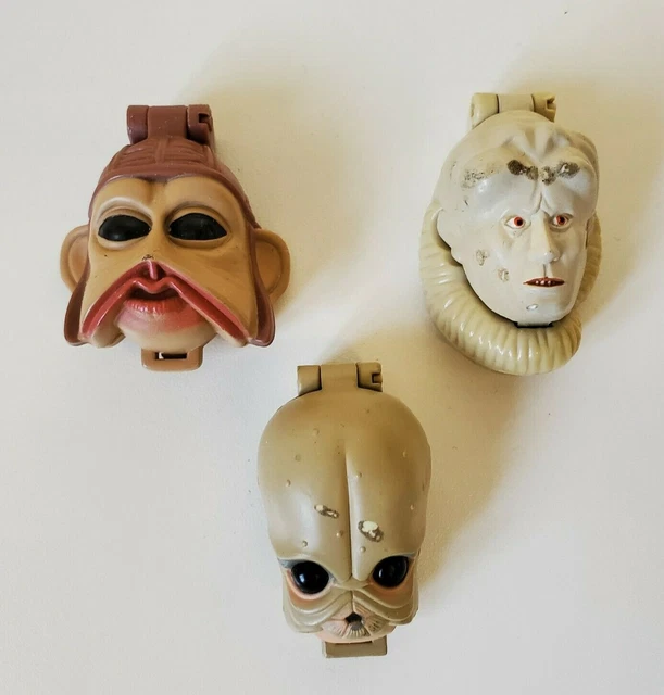 STAR WARS MICRO Machines Mini Head Galoob LFL 1996 Lot Set $29.58 ...