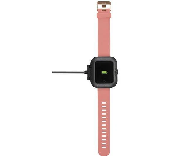 GOJI SMART GOLD CASE and Pink Straps Fitness Tracker Smart Watch £12.99 ...