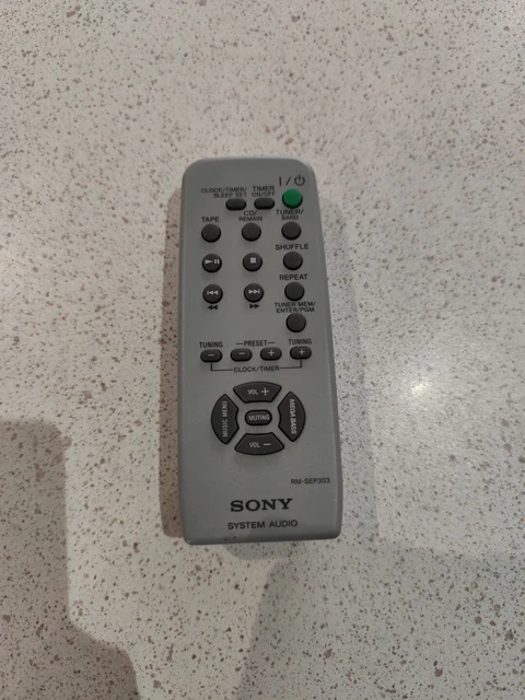 GENUINE SONY RM-SEP303 Micro Hi-Fi System Remote For CMT-EP303 HCD ...