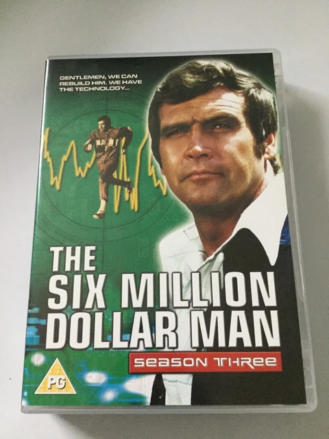 The Six Million Dollar Man Complete Season 3 Dvd Boxset Lee Majors £15