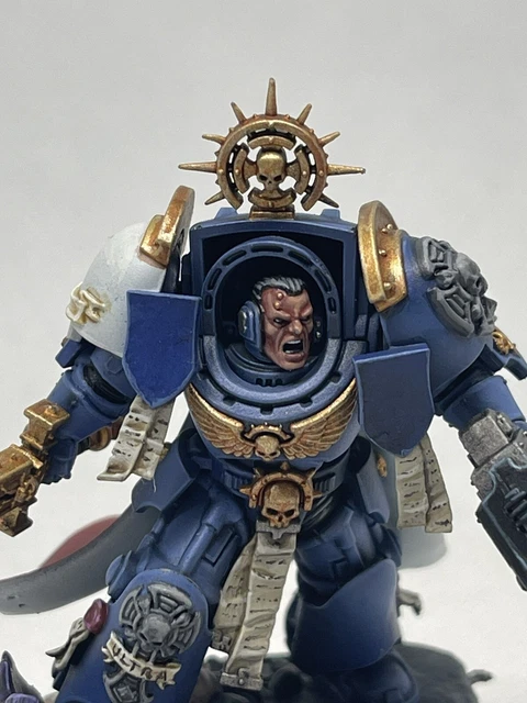 WARHAMMER 40K LEVIATHAN Space Marine Terminator Captain Painted $154.24 ...