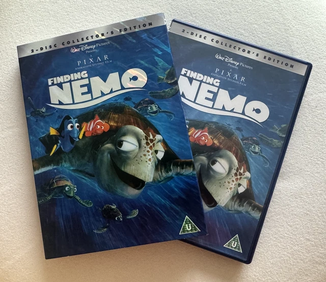 'FINDING NEMO' 2 Disc Dvd Disney Pixar Collectors Edition Holographic ...