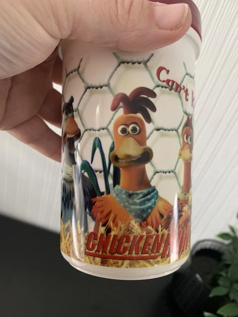 DREAMWORKS CHICKEN RUN Straw Twist Lid Cup 2000 £10.80 - PicClick UK