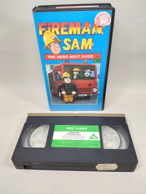 FIREMAN SAM - The Hero Next Door - Bbc - Vhs Video £12.95 - PicClick UK