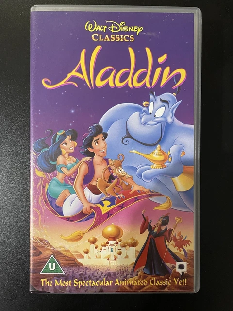 ALADDIN (VHS) 1992 Walt Disney Animated Movie, Classic NEW, SEALED £10. ...