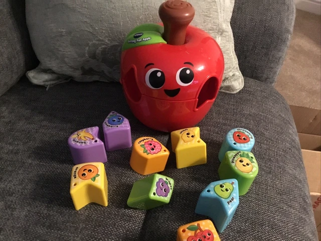 VTECH SORTING FUN apple. With Ten Shapes £8.65 - PicClick UK
