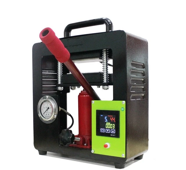 GIANT PRESS MACHINE Dual Heat Plate&Timer Oil Extraction Hydraulic Oil ...