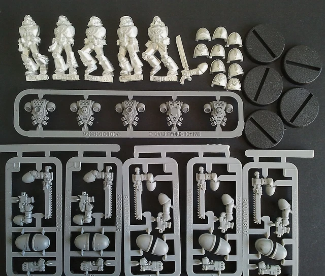 COMPLETE CLASSIC WARHAMMER 40k Metal Blood Angels Death Company Squad ...