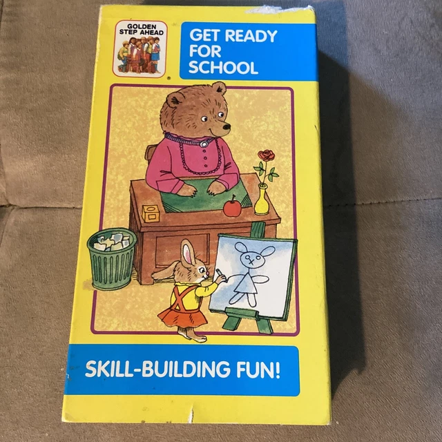 GET READY FOR School VHS Movie Skill Building Fun Educational Material ...