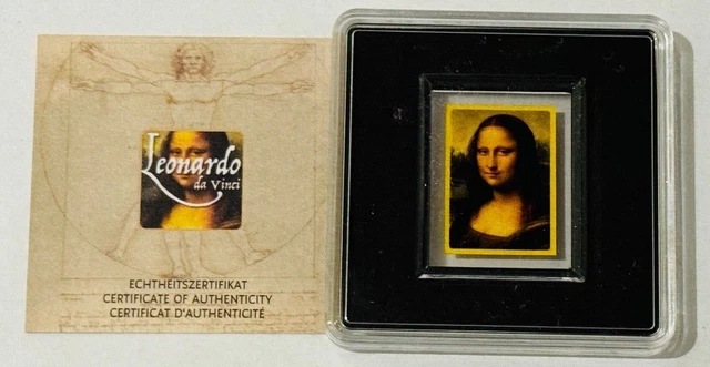 MONETA | MONETA Leonardo Da Vinci Gioconda Oro Fino 999/1000 | Oro Fine ...
