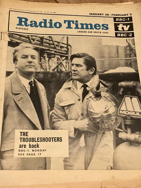 RADIO TIMES 1967 - The Monkees Davy Jones,Derek Jacobi, Billy Fury ...