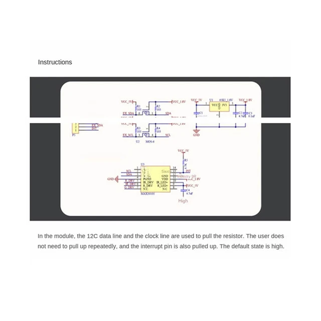 2X(MCU-30105 MAX30105 OPTICAL Sensor Particle Sensor Smoke Detection ...