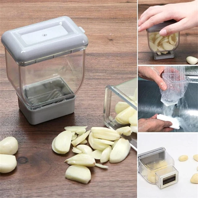 QUICK GARLIC SLICER Evenly Chopper Cutting Tool New Garlic Slicer Tool ...