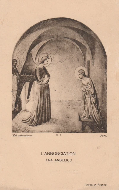 ANCIENNE IMAGE PIEUSE L'Annonciation - Brigitte RENARD 22 Mai 1941 EUR ...