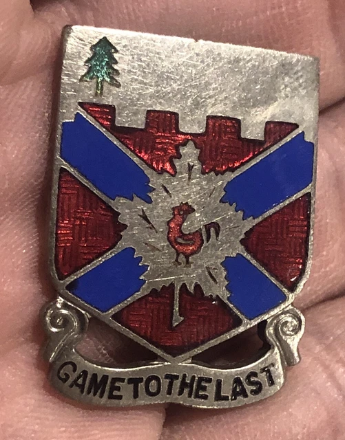 RARE! WWII WW2 243rd Coast Coastal Artillery Regiment DUI DI Crest Military Pin £22.80 - PicClick UK