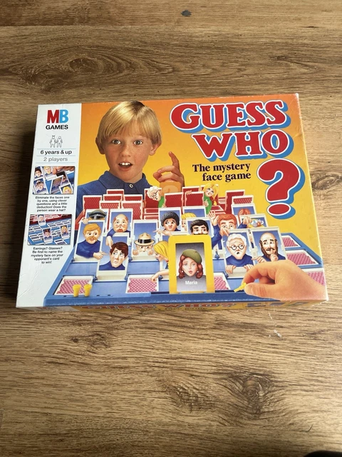 VINTAGE 1994 GUESS WHO? Board Game By MB Games 100% complete £18.39 ...