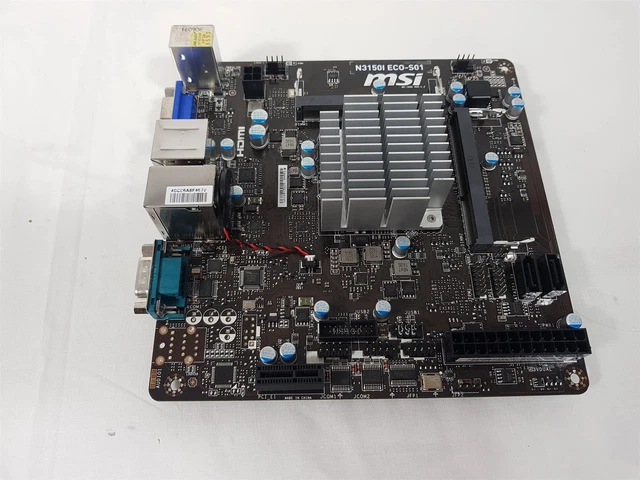 MSI N3150I ECO-S01 Intel Celeron N3150 1.60 GHz DDR3 Mini-ITX ...