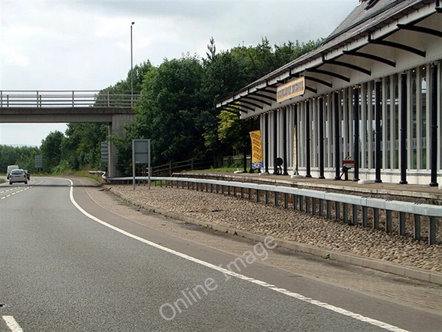 PHOTO 6X4 ON the track of the railway Welshpool\/Y Trallwng The A483 ...