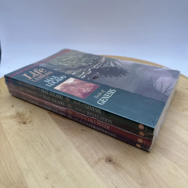 MAX LUCADO LIFE Lessons Bible Study Series Set of 4 Books Sealed ...