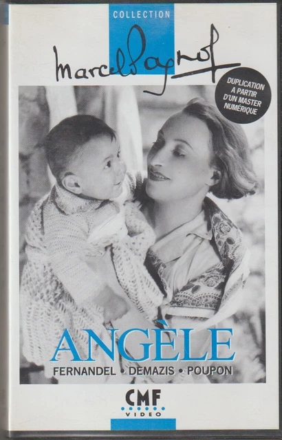 VHS. MARCEL PAGNOL - ANGELE : avec FERNANDEL, DEMAZIS, POUPON, ANDREX ...