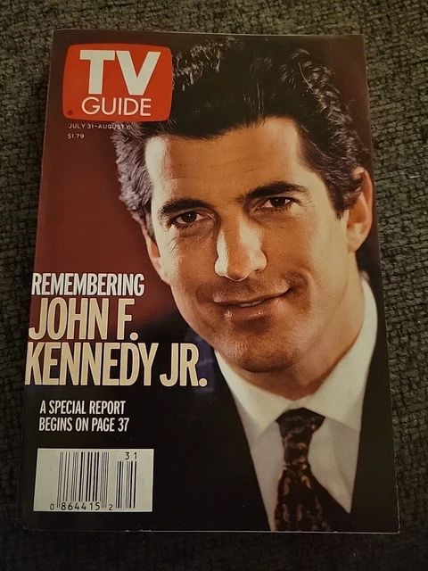 TV GUIDE JOHN F Kennedy JFK Jr. July 1999 £4.74 - PicClick UK