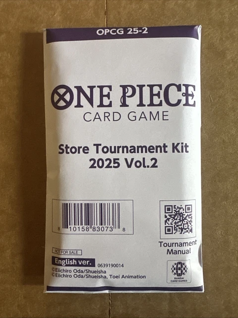 ONE PIECE CARD Game Store Tournament Kit 2025 Vol. 2 Sealed USA SELLER ...