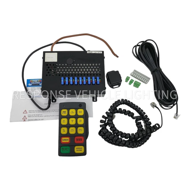 PREMIER HAZARD STC Controller Kit for Lights, Lightbar, Siren, Switch ...