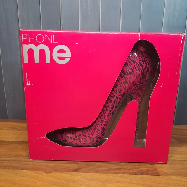NEW/BOXED LOOKME PHONE Pink Stiletto Shoe Landline House Phone £17.00 ...