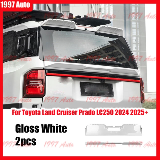 2PCS ROOF + tailgate Boot Spoiler Wing Flap For Land cruiser Prado ...