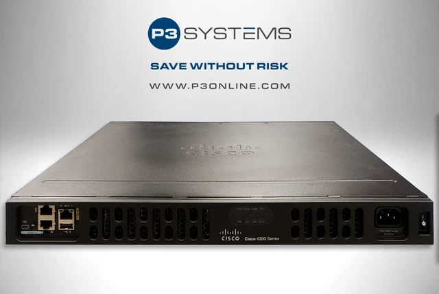 CISCO ISR4331-SEC/K9 INTEGRATED Services Router Security Bundle **FULLY ...