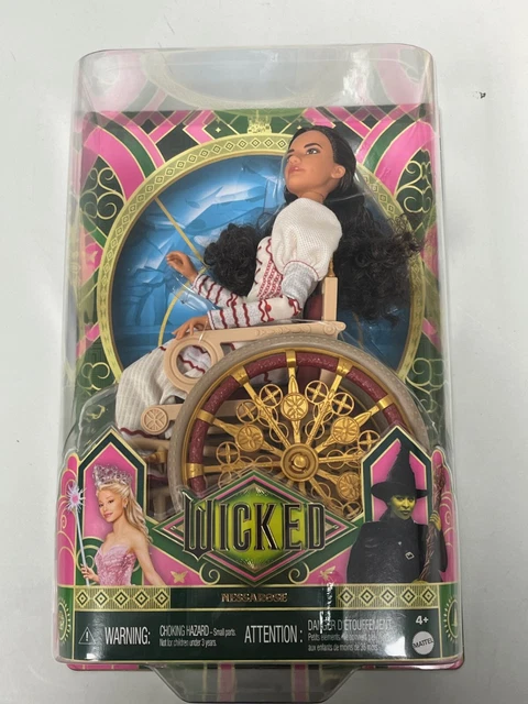 MATTEL WICKED MOVIE NessaRose Wheelchair Doll Wicked.com ERROR ...