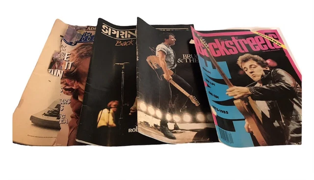 BRUCE SPRINGSTEEN BACKSTREET Robus Books Rolling Stones E Street ...