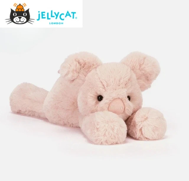 JELLYCAT LOVELY SMUDGE Pig Plush BNWT Genuine Soft Doll With Storage ...