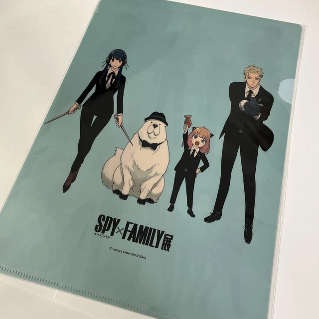 SPY FAMILY EXHIBITION Original Character Illustration A4 Clear File ...